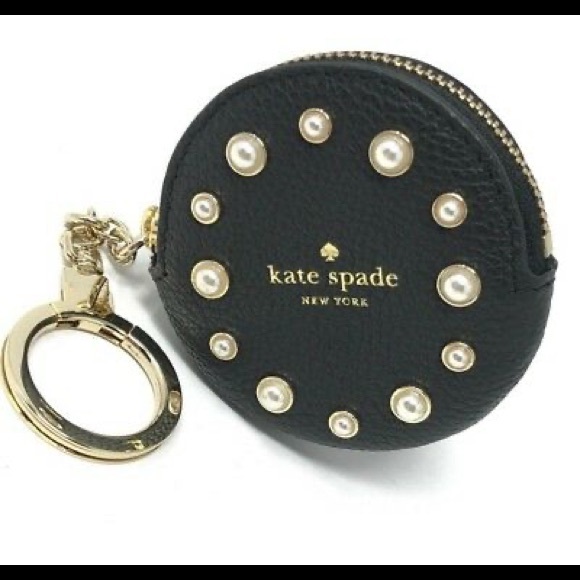 kate spade | Accessories | Kate Spade Coin Purse Key Chain Charm Pearl ...
